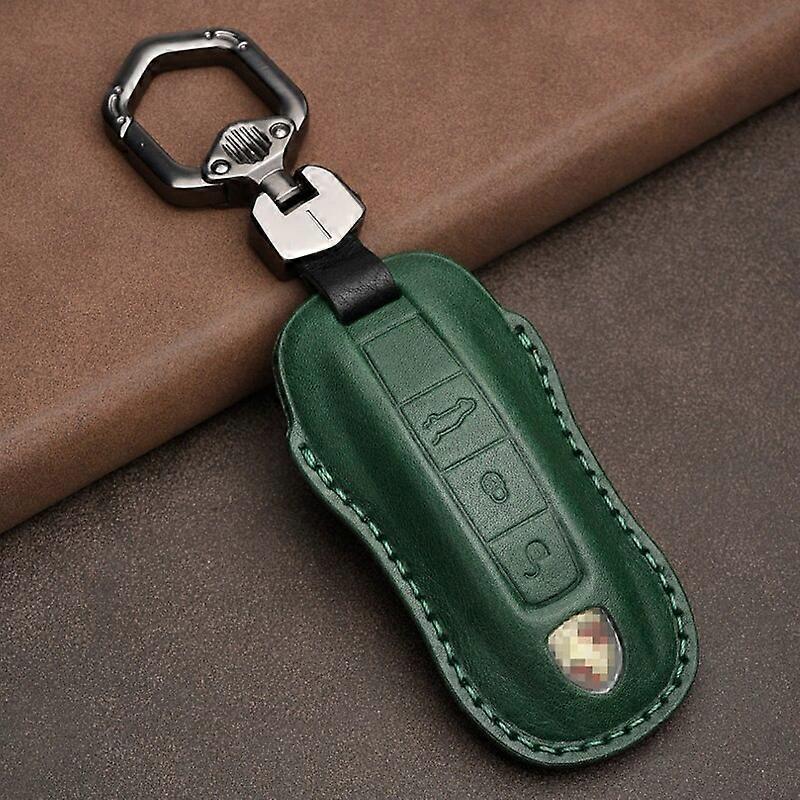 Leather Car Key Case for Porsche Macan key case Kayenne Panamera 911 ...