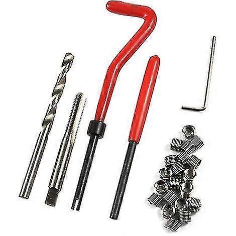 25pcs M6 X 1.0 Thread Repair Kit Helicoil Compatible 6mm Threads ...