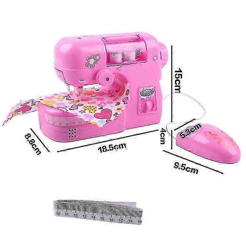 Mini Electric Sewing Machine Pretend Play Toy For Kids Children Girls ...