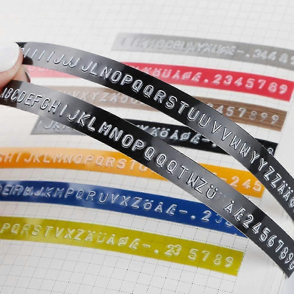 Mini Label Printer, Label Embossing Device With 2 Adhesive Rolls ...