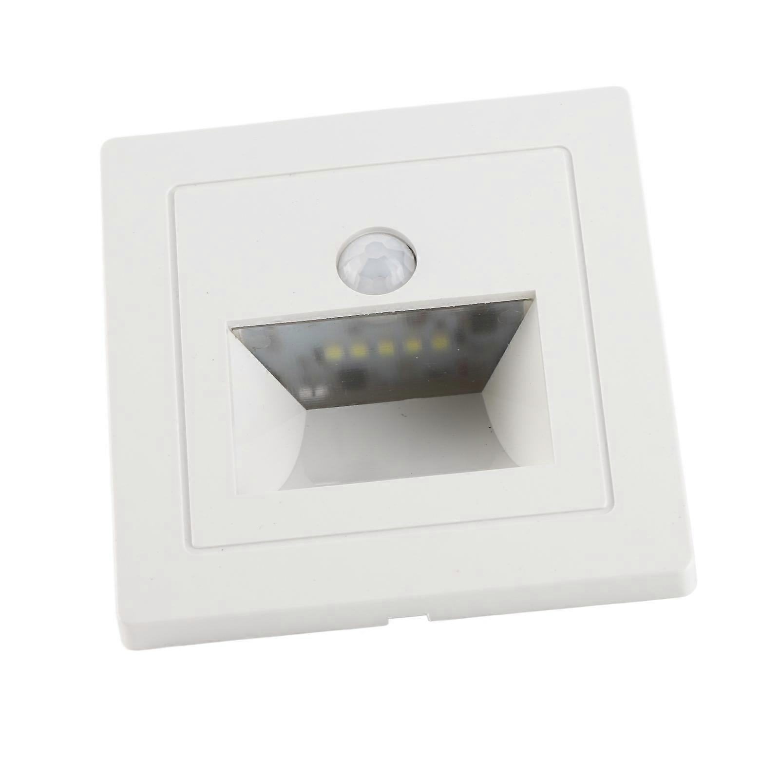Motion Sensor Stair Light ABS Recessed LED Solar Stair Lights for Decks ...