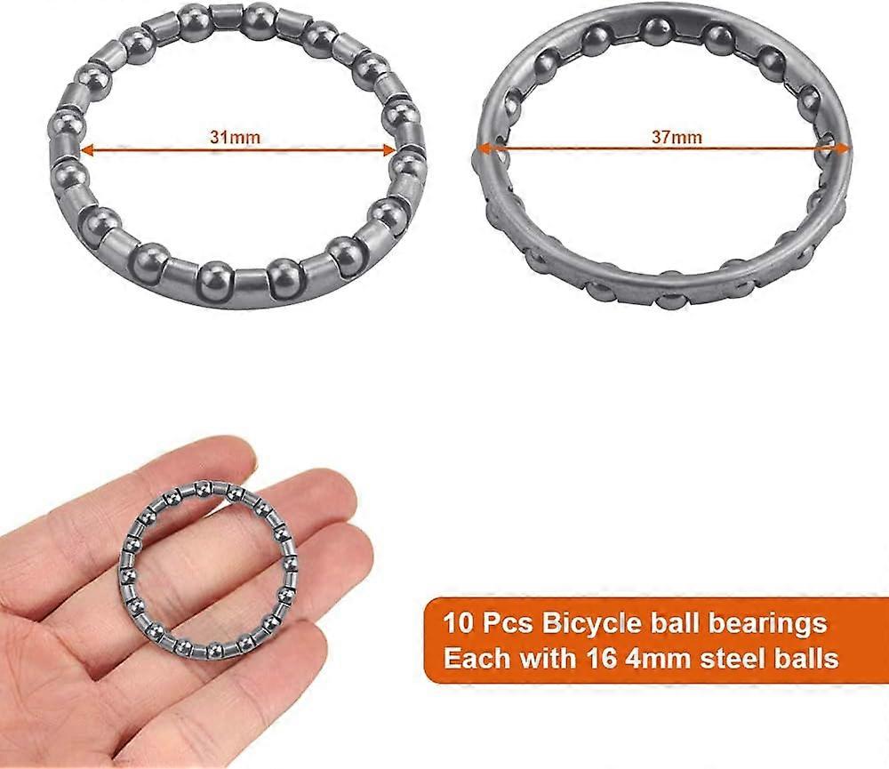 Metal Bicycle Bearing Retainer, Anti-Rust Anti-Wear Waterproof Ball Bearings For Mountain Bikes ...