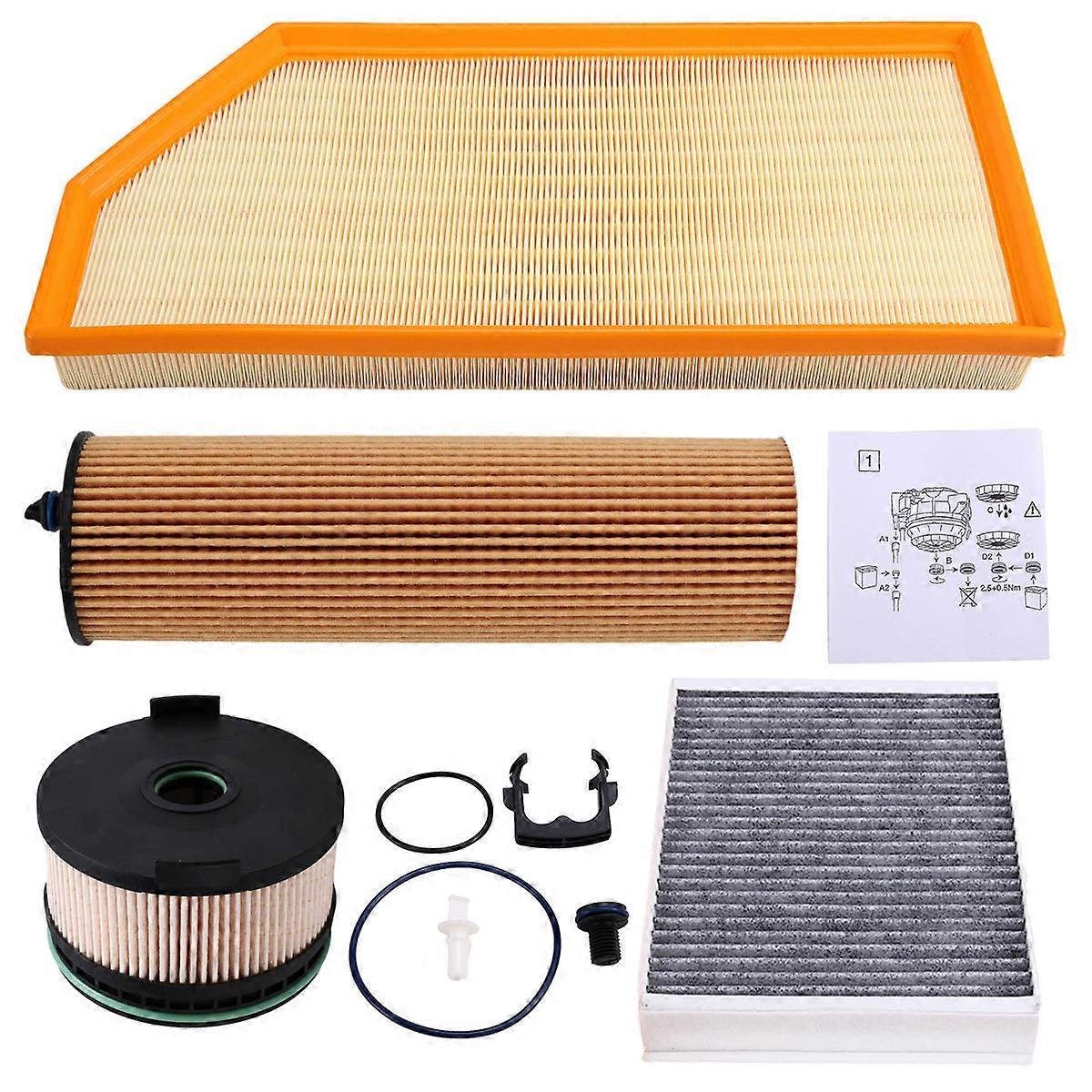 4PCS Air Filter for Mercedes Benz E220d (W213)2.0TDI Diesel 2016-2023 ...