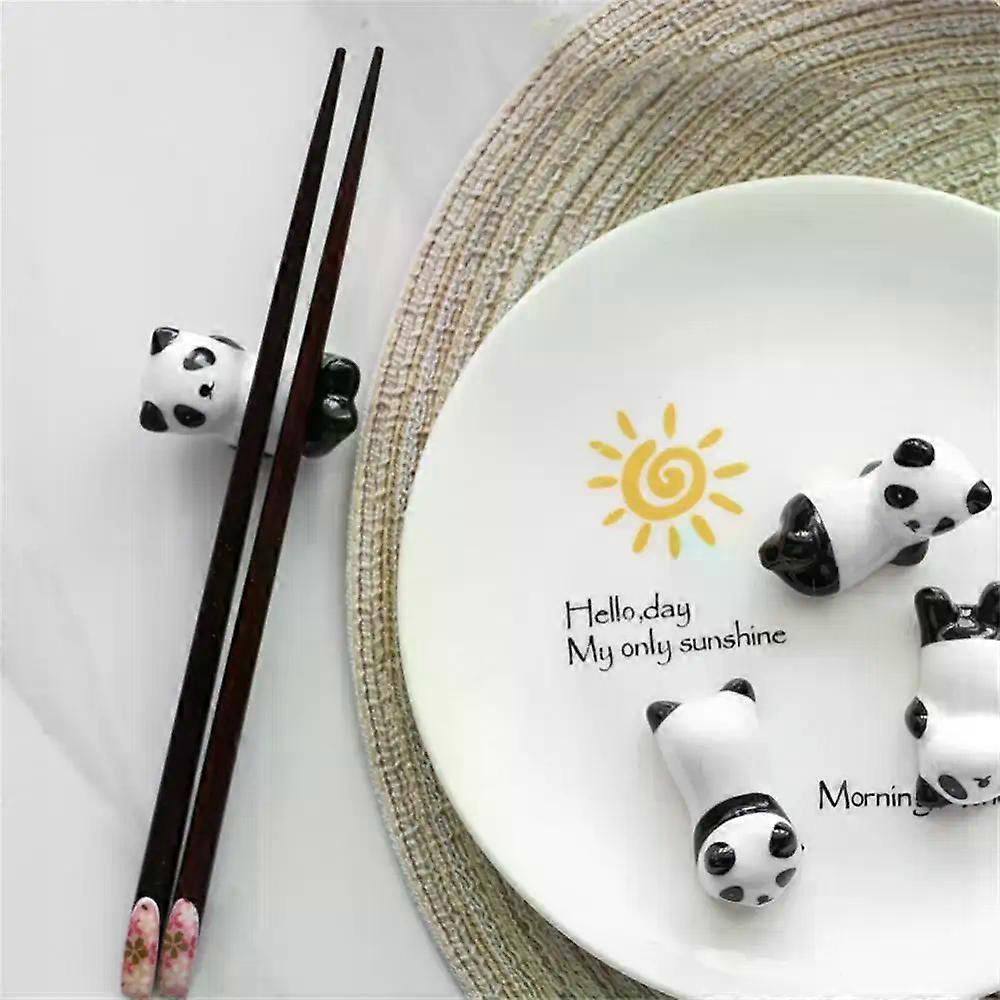 1~5PCS Chinese Chopstick Panda Chopstick Rest Creative Cute Ceramic ...
