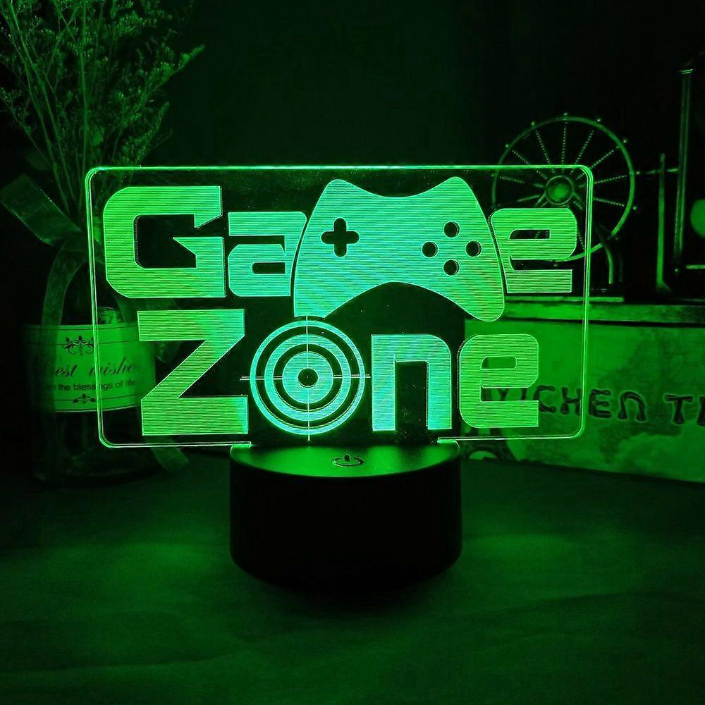 3D LED lampe Gaming rom lys Spill NightLight Gaming Bordlampe for barn ...