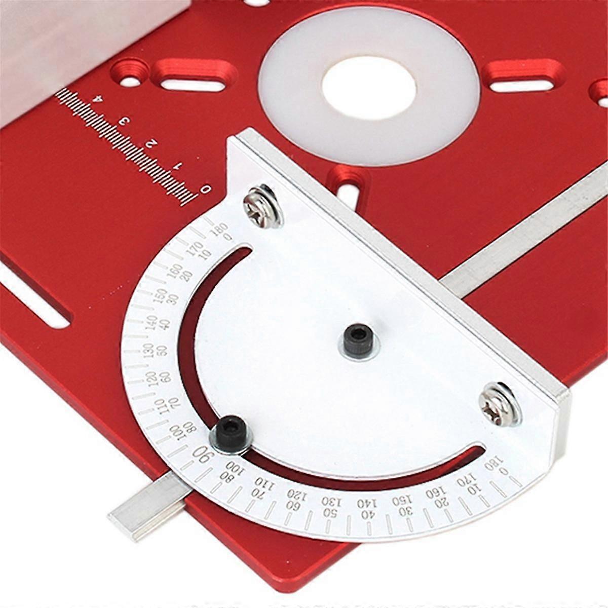 Aluminum Router Table Insert Plate Woodworking Table Saw Milling Flip ...