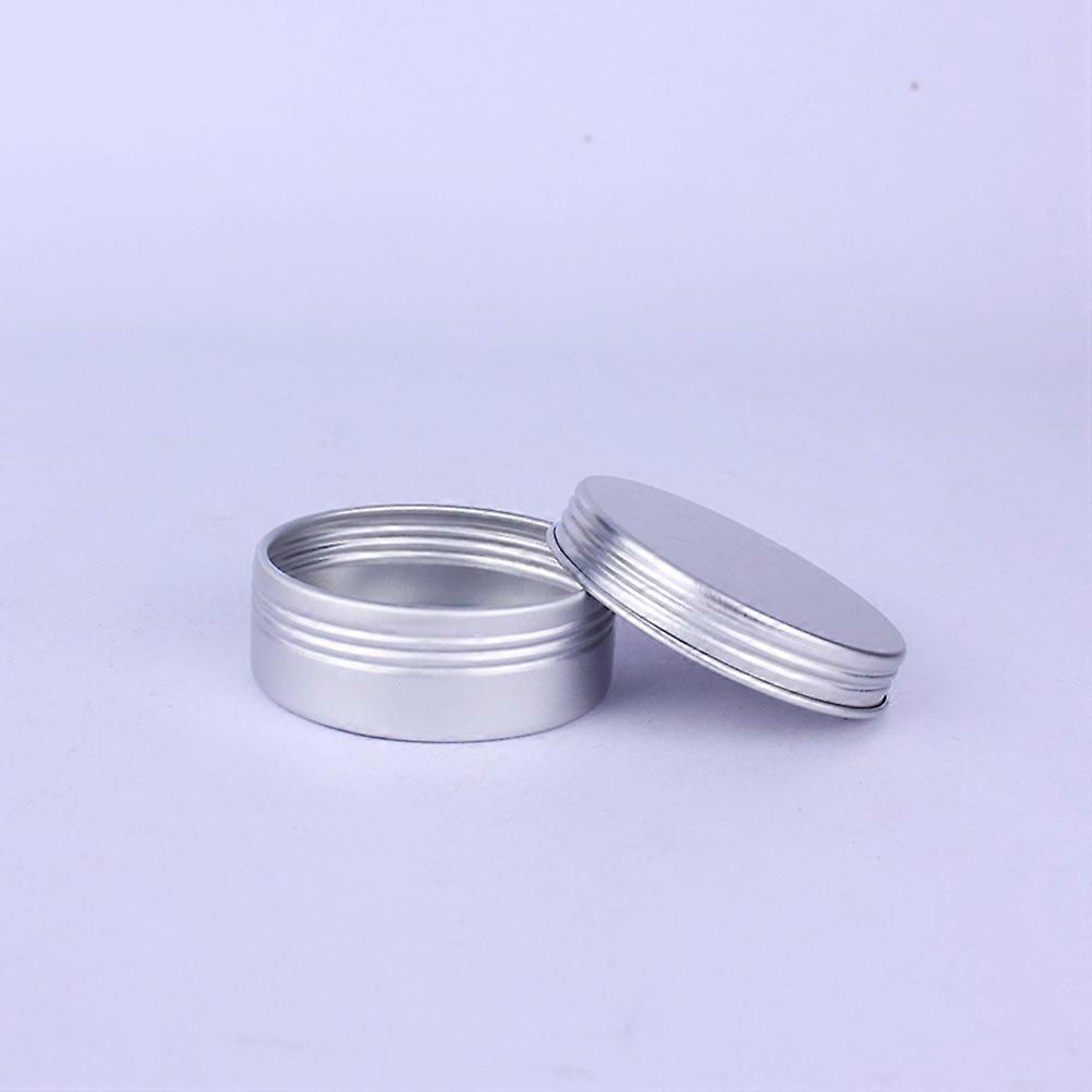 Round Aluminium Containers 25ml For Cosmetic Samples Travel Friendly ...