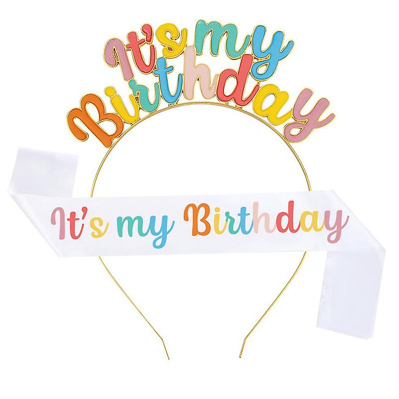 Happy Birthday Crowns for Girls IT'S MY BIRTHDAY Headband with Its My ...