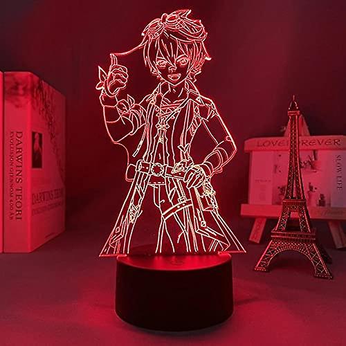 Genshin Impact Bennett Light Anime lamp 3D for Kid Bedroom LED Decor ...