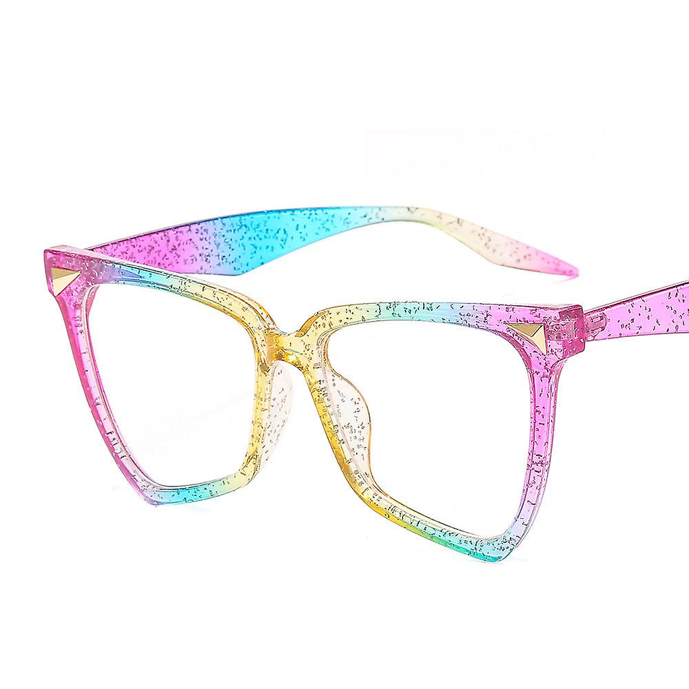 Sunglasses Personalized Rainbow Sunglasses Leopard Print Beige Nail ...