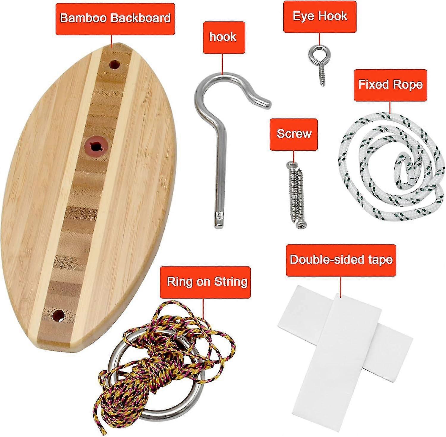 Hook And Ring Toss Game For Adults,ring Toss Tailgating Game Set,washer ...