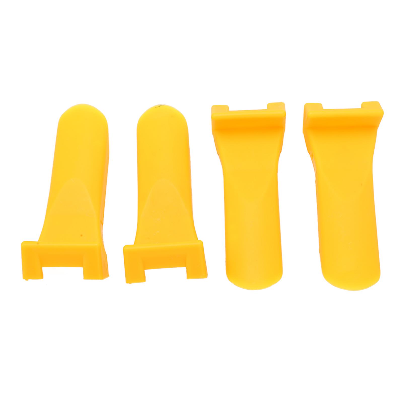 4Pcs Wheel Rim Guards Protectors Plastic Inserts Jaw Clamp Cover ...
