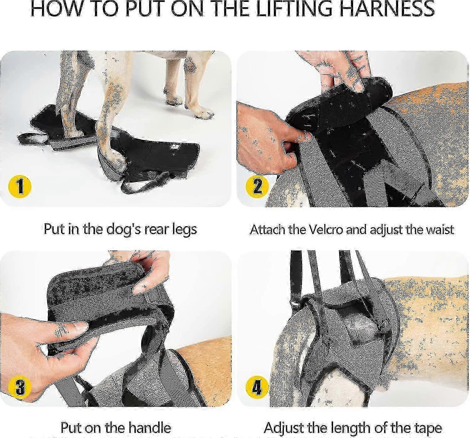 Dog Sling For Large Dogs Hind Leg Support To Help Rehabilitate The Hind ...
