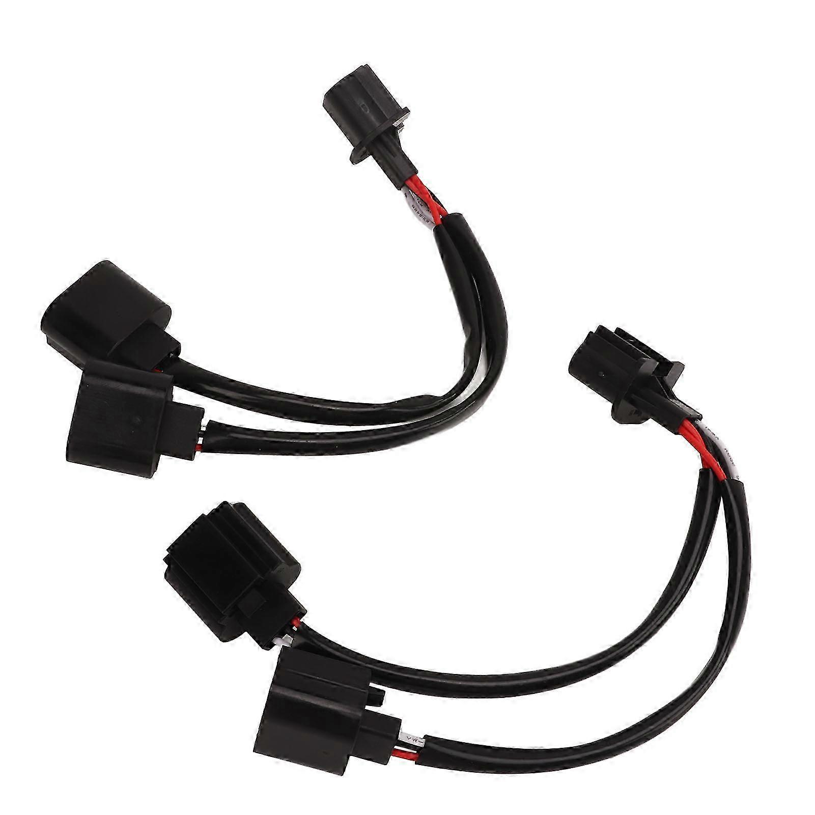 2Pcs 9008 H13 Headlights Conversion Wiring Harness Socket Adapter Male ...