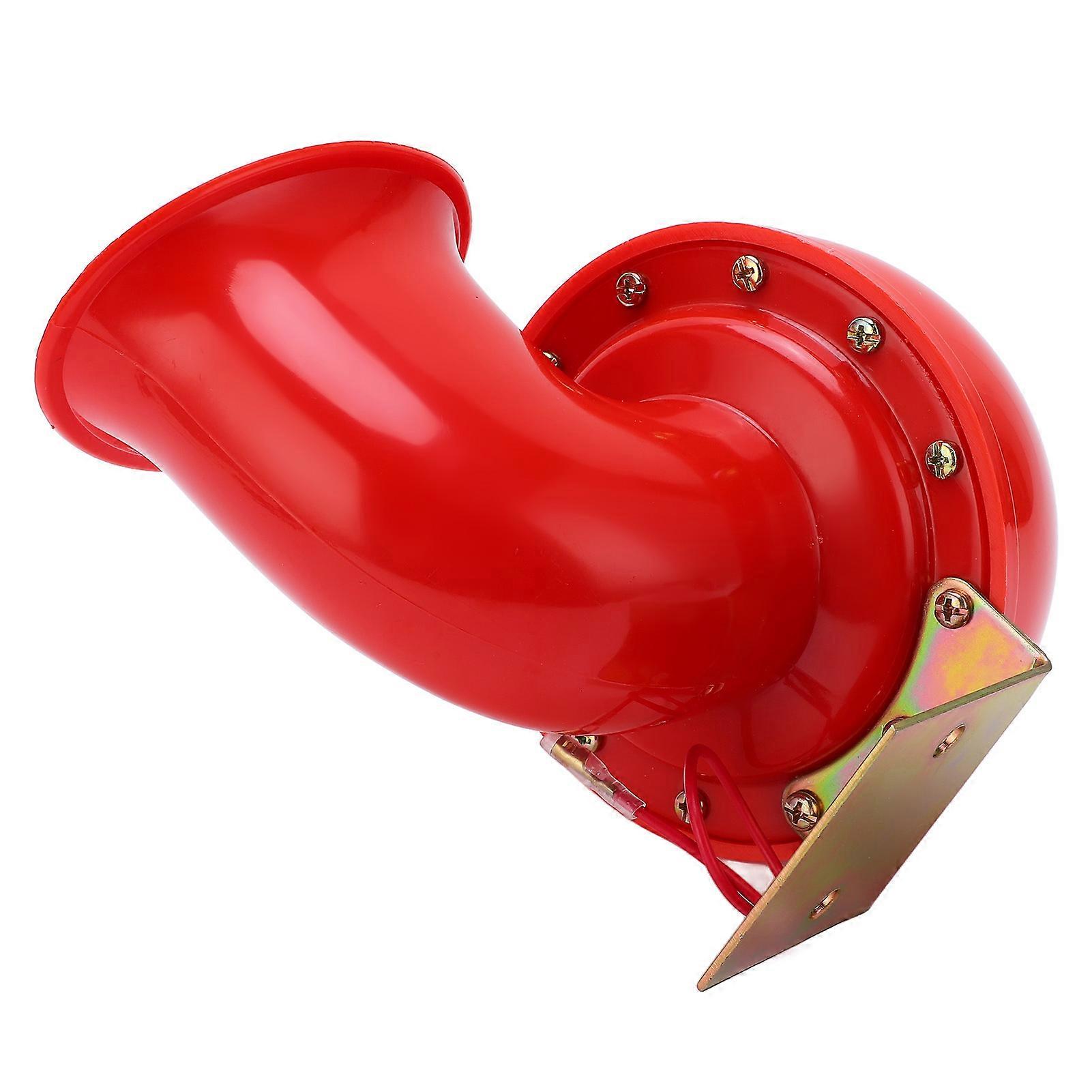 Car Horn 150db Red Air Horn Electric Bull Horn Cow Sound Metal Horn for ...