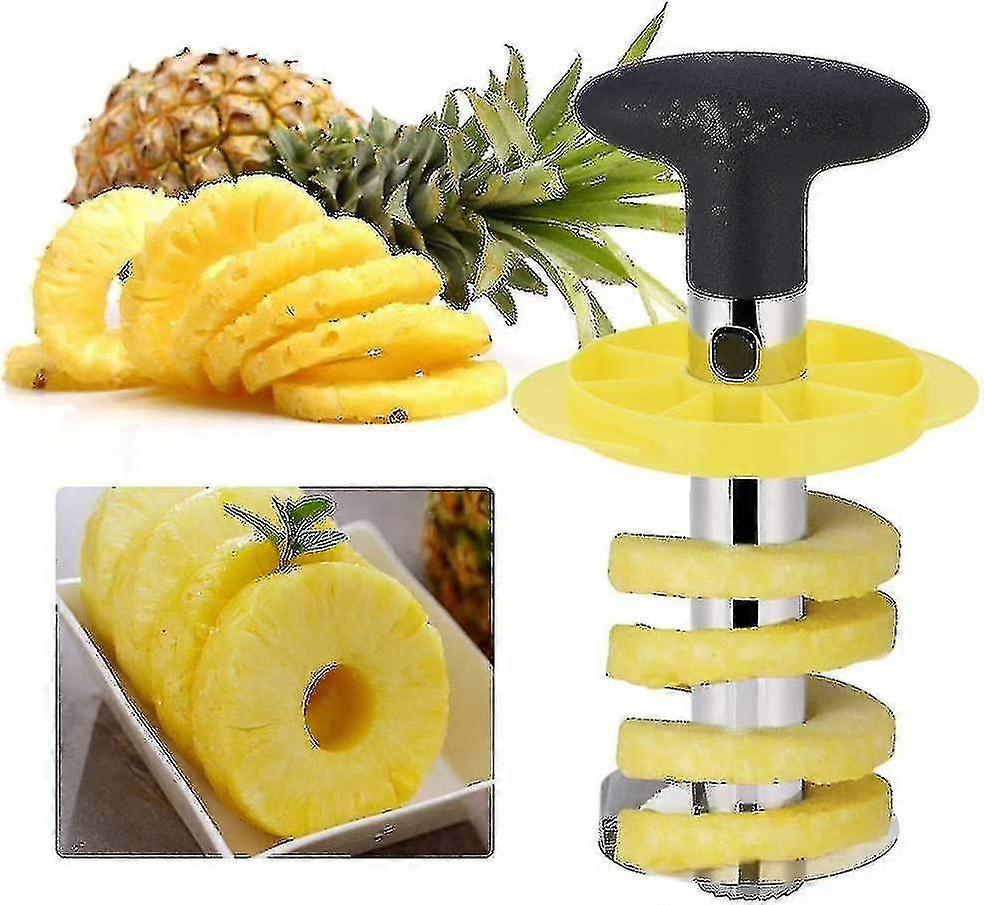 Pineapple Cutter Slicer And Corer: [3-in-1] Stainless Steel Pineapple ...