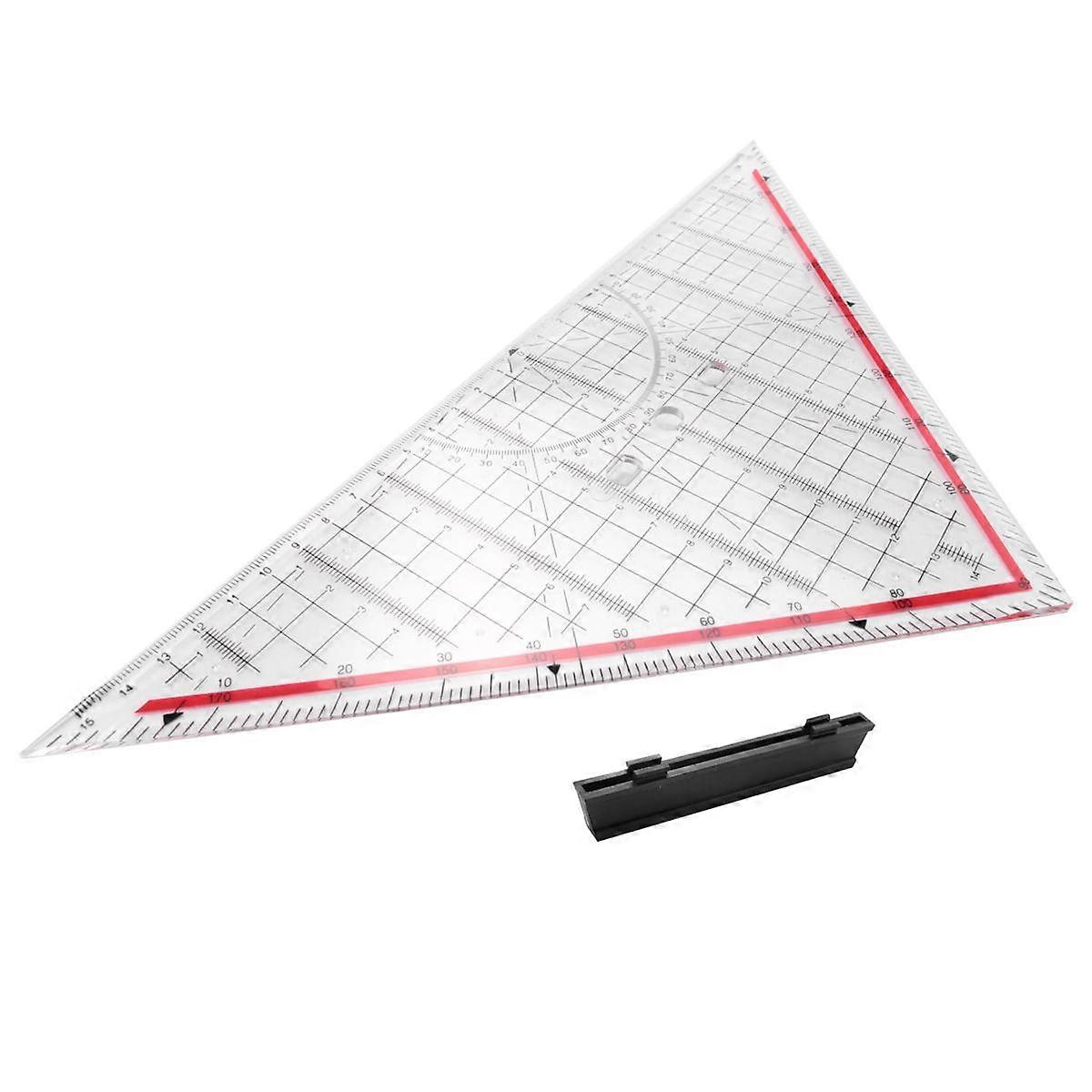 30CM Drawing Triangle Ruler Multi-Function Drawing Design Ruler with ...