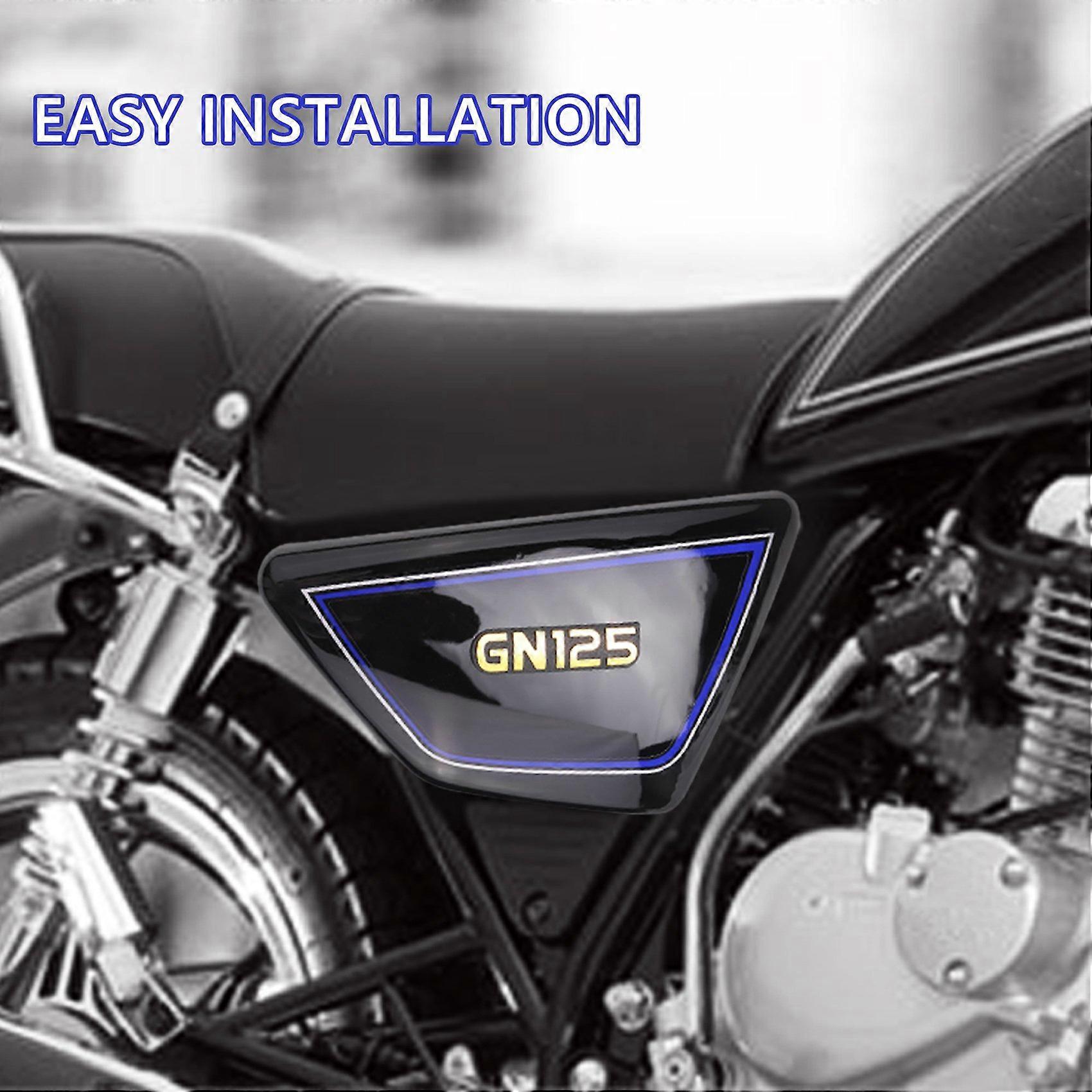 Black Motorcycle Battery Side Cover Frame Side Covers Panels For Suzuki ...