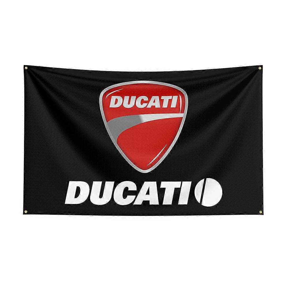 3x5 Ducatis Flag Polyester Printed Racing Motorcycle Banner For Decor ...