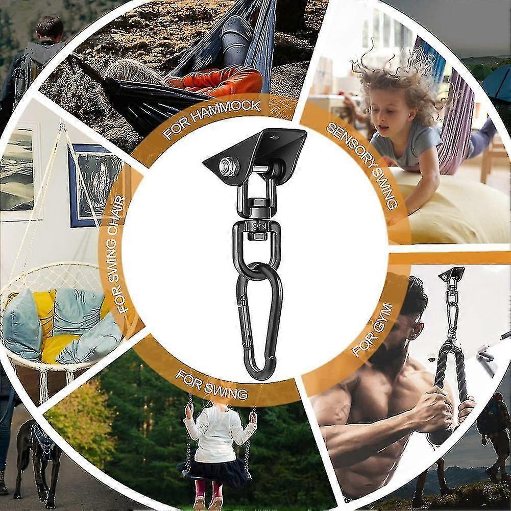 Porch Swing Hanging Kit, 360rotating 1200 Lb Capacity Hanger For Porch Swing, Hammocks, Swing ...