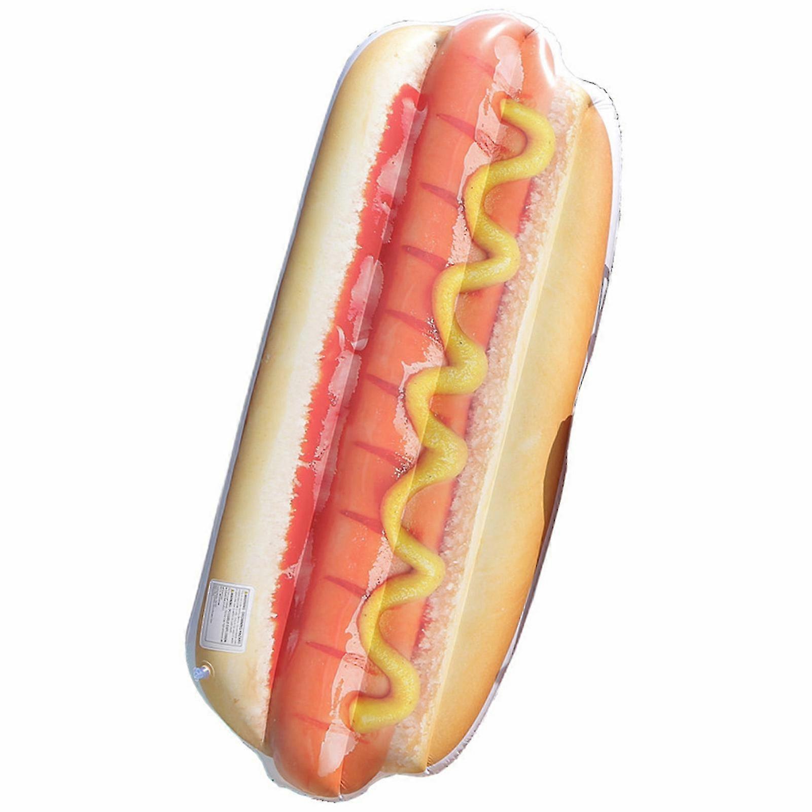 Hotdog Float Pool Lounger Sun Tan Tub Sunbathing Pool Lounge Raft For ...