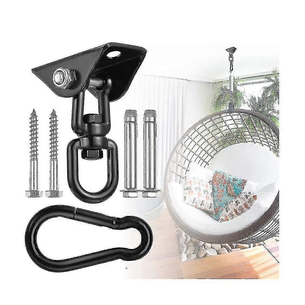 Hammock Hanging Kit,heavy Duty Hanging Chair 360 Rotate Hanging Swing ...