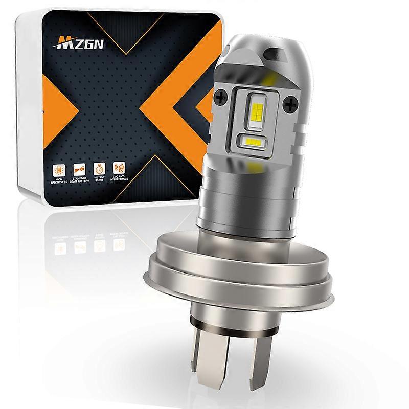 MZGN R2 P45T LED Headlight Bulb DC 12V Super Bright White High Low Beam ...