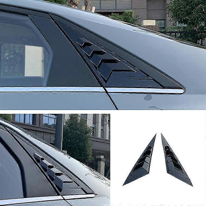 Glossy Black Car Side Vent Window Scoop Louver Cover Trim | Fruugo DK