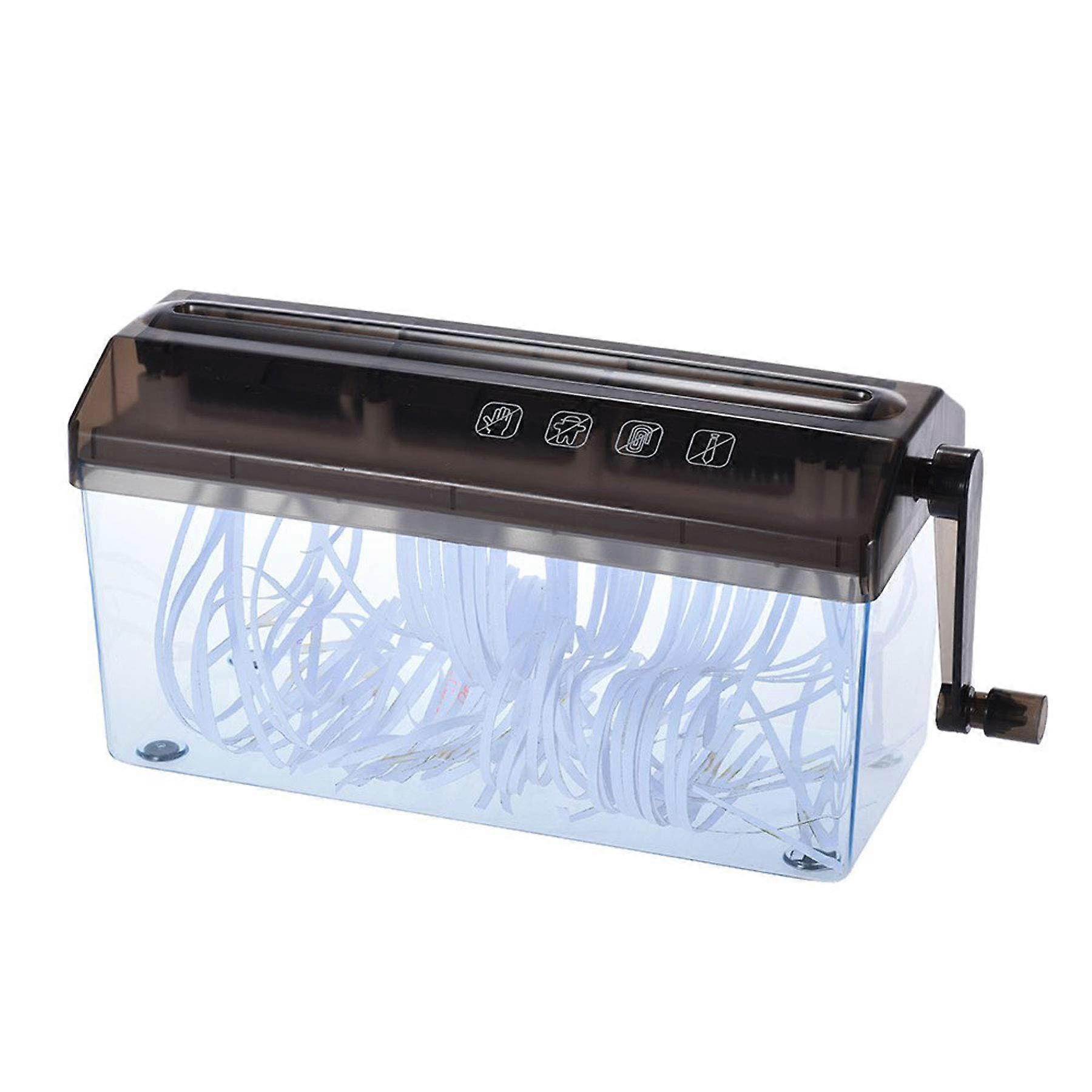 A4 9" Paper Shredder Shredded Paper Manual Hand Paper Shredder Document ...