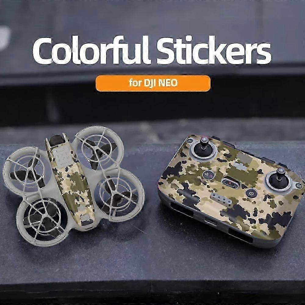 Scratch-proof Colored Stickers Protective Film For DJI NEO Drone RC ...