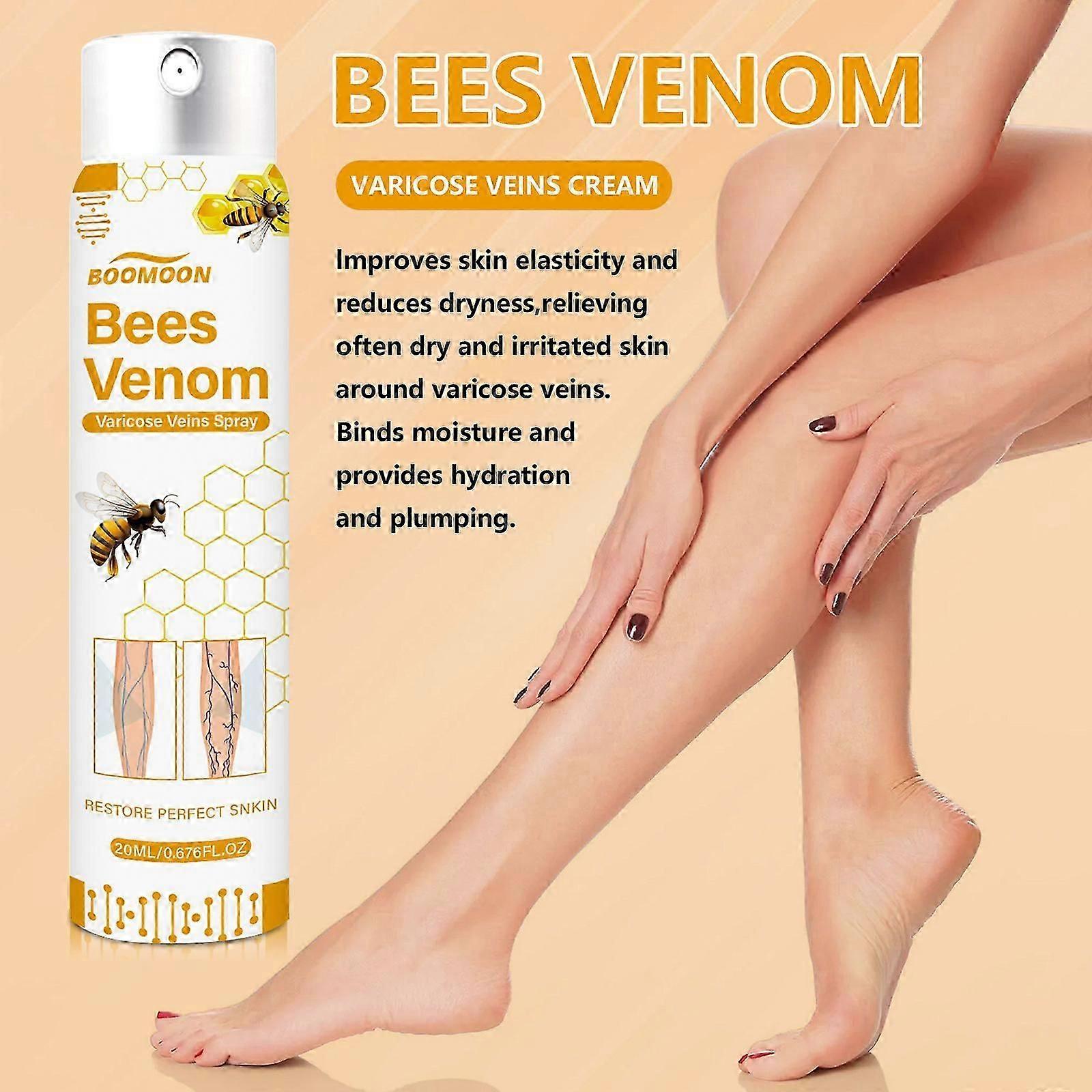 Bee Venom Vein Spray, Bee Venom Anti-Varicose Spray, Soothes Skin Bulge ...