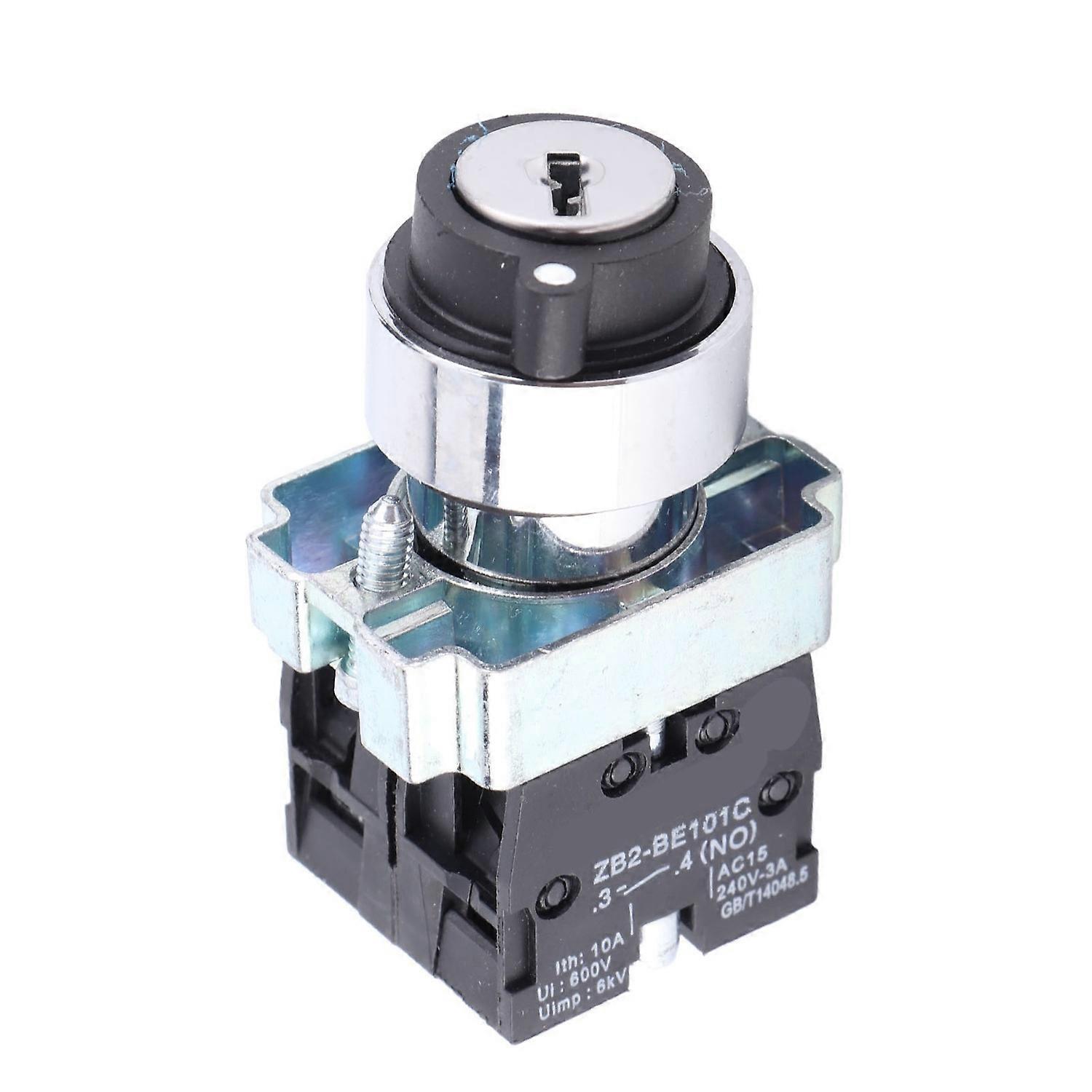 2 Position Key Switch Self‑Reset Power Lock Conversion Rotation Locking ...