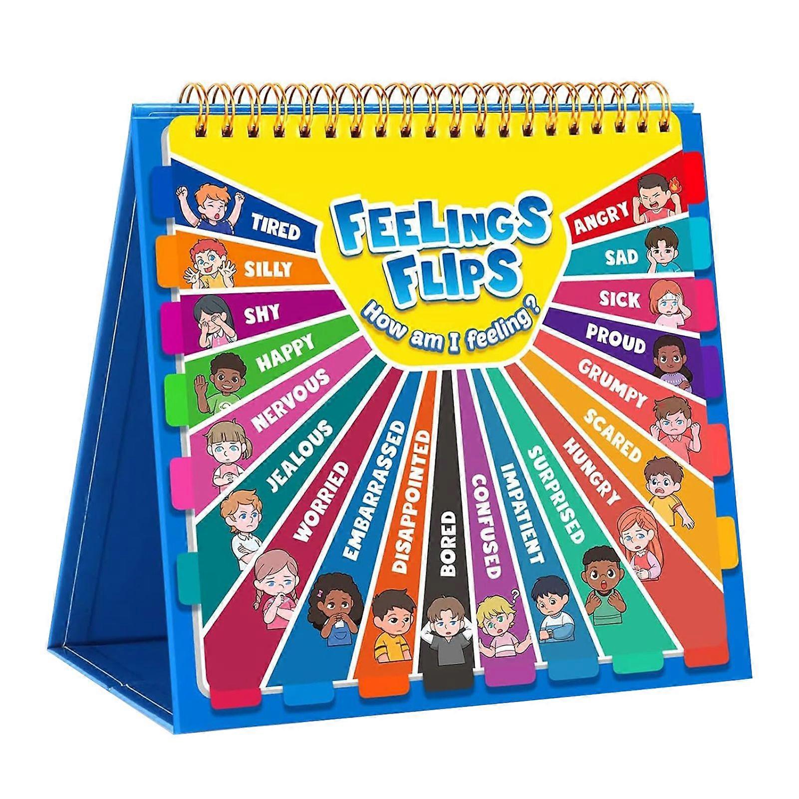 Feelings and Emotions Book for Kids Identify 20 Emotions - Fun Flip ...