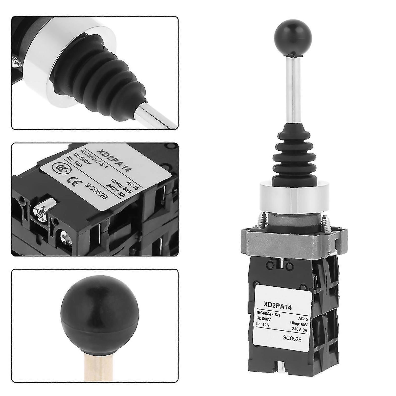 1pc XD2PA14 4NO 4 Position Locked Latching Joy Stick Joystick Switch ...