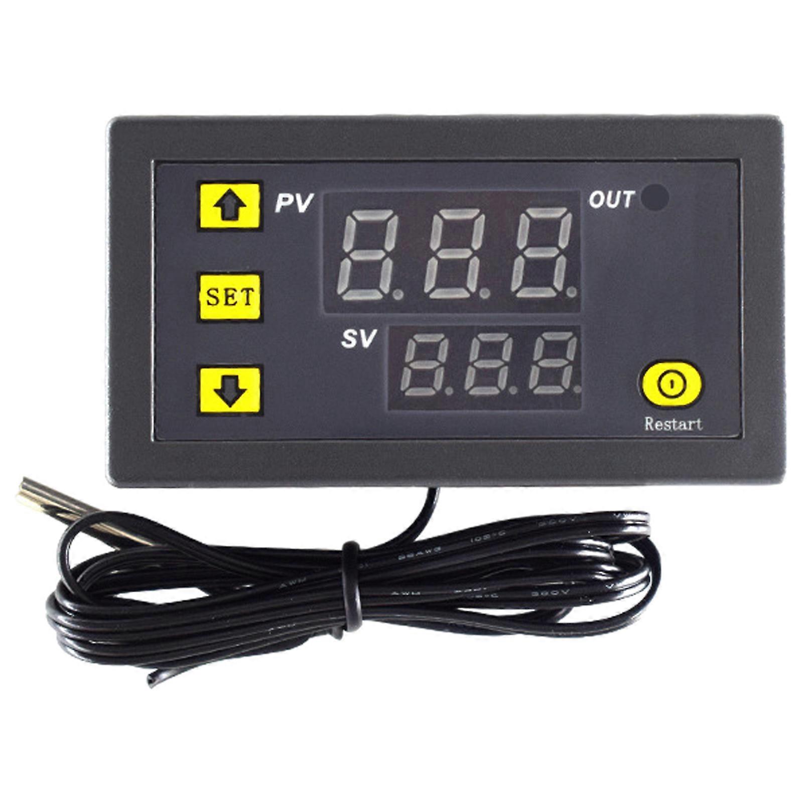W3230 Mini Digital Temperature Controller 5V 5V 12V 24V 220V Thermostat ...