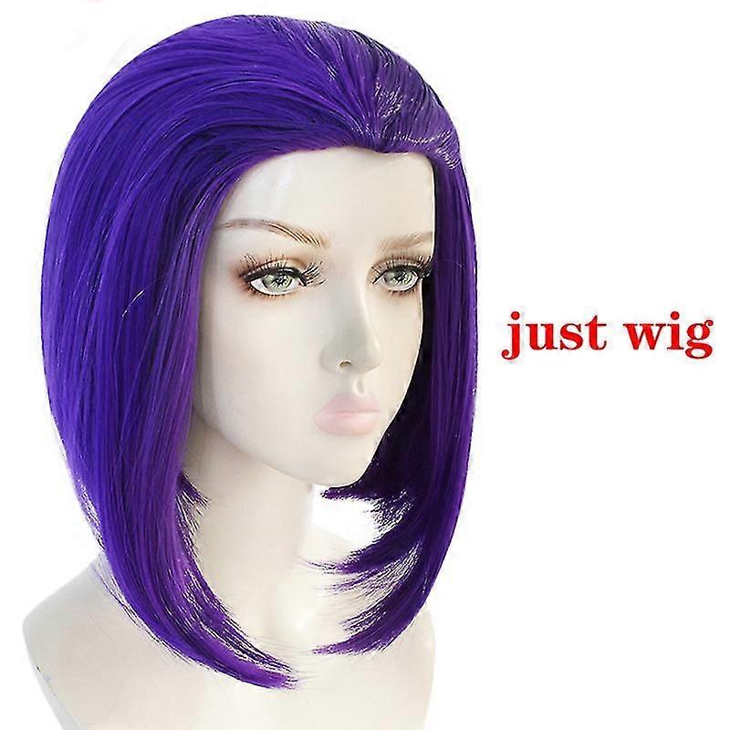 Teen Titans Raven Cosplay Costume Superhero Cloak Jumpsuits Zentai ...