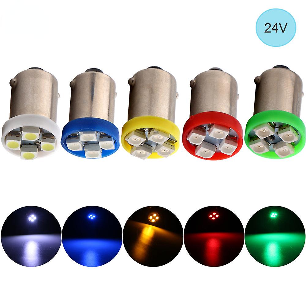 10 Pcs 24v dc ba9s led bulbs t4w t11 dome map lights ba9 1895 1891 53 ...