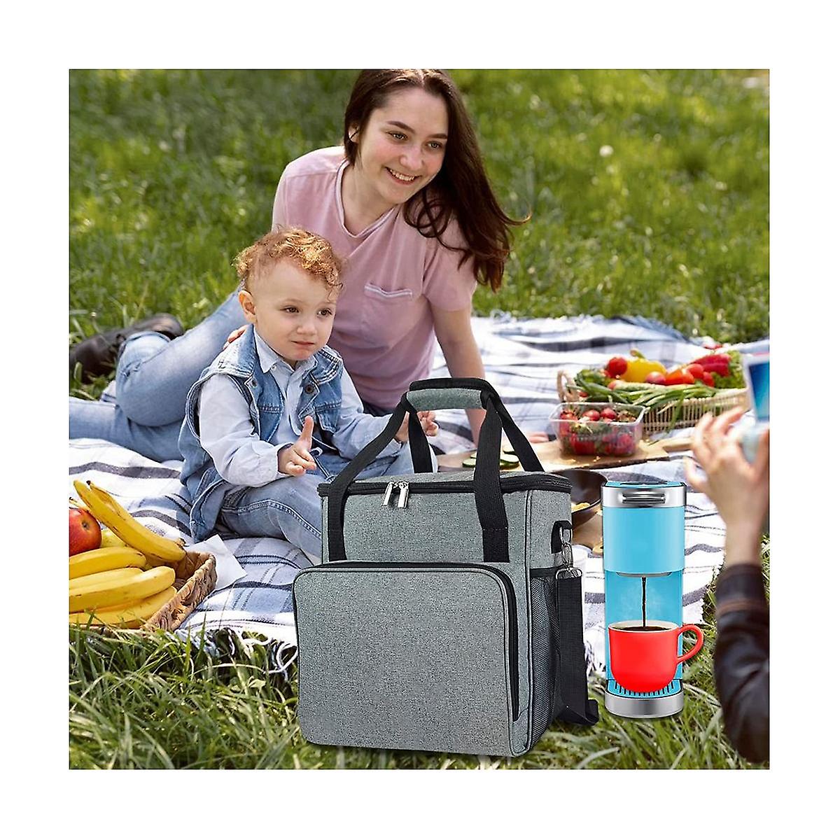 Coffee Maker Travel Tote Single Serves Coffee Station Organizer Pocket ...