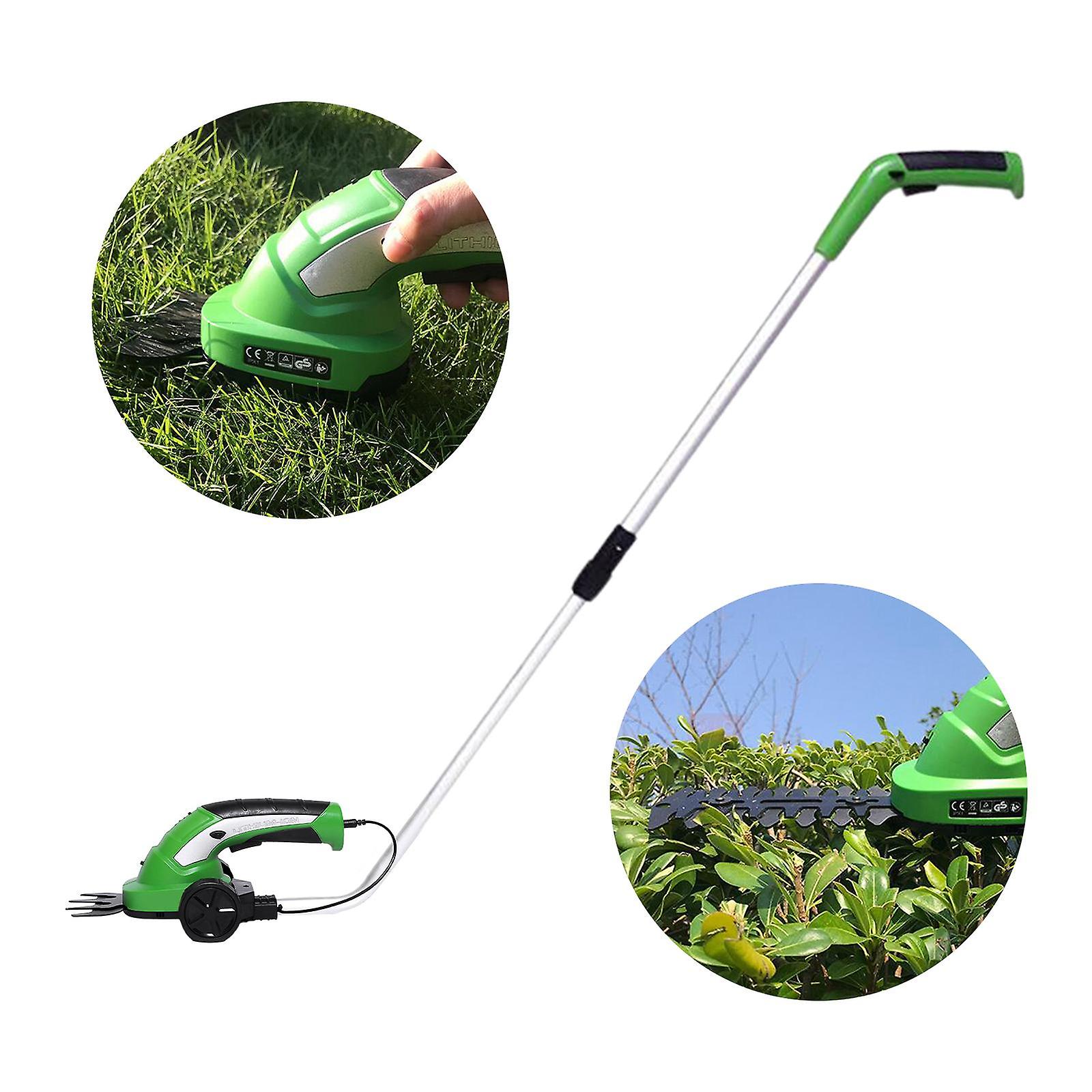 Cordless Hedge Trimmer Grass Hedge Shear With Extension Rod For Garden ...