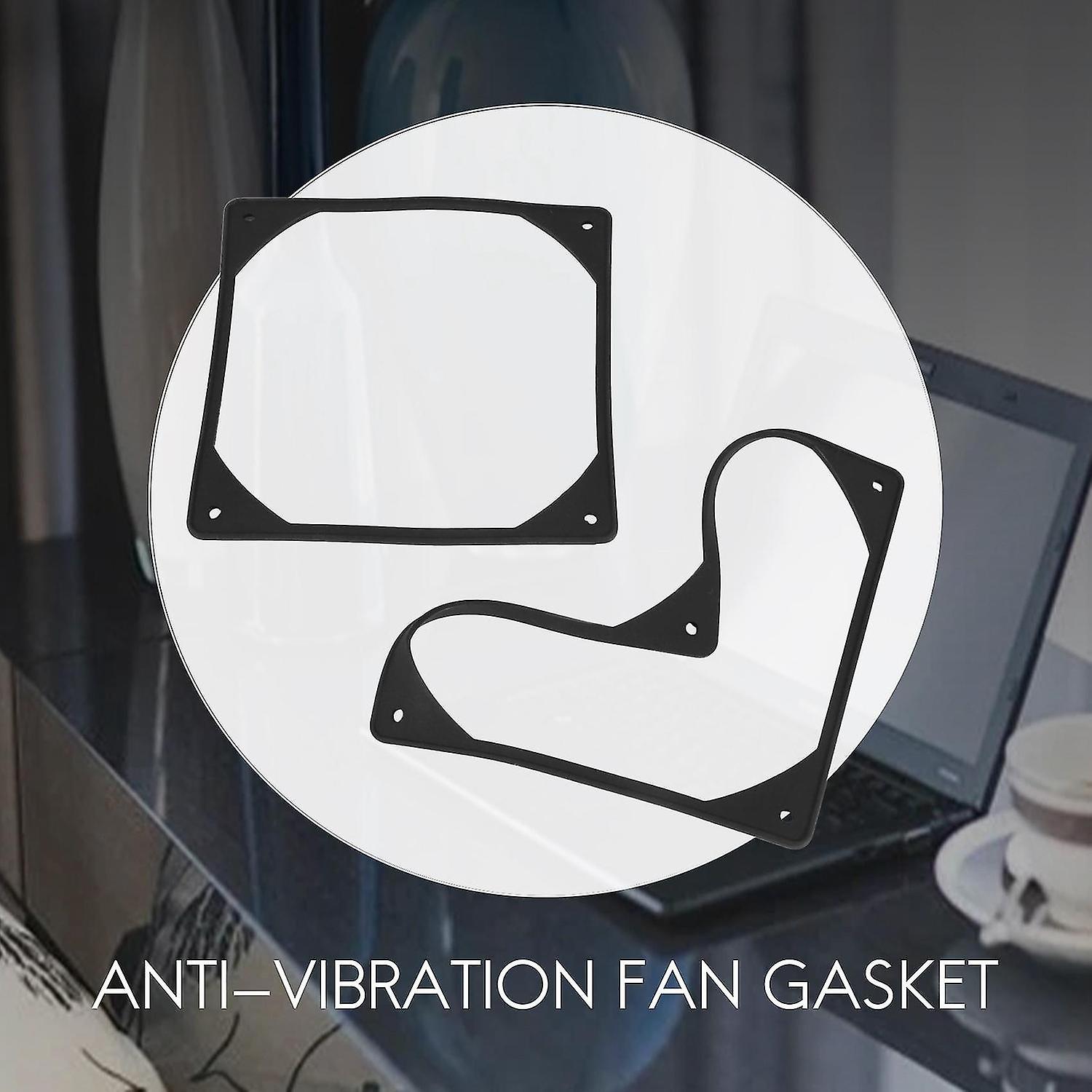 10pcs 140mm Anti-vibration Silicon Fan Gasket Noise Reducing Gasket Pad ...