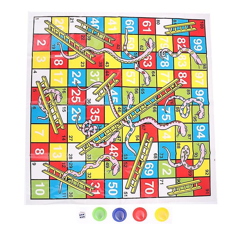 Snake Ladder Educational Kids, Interesting Board Game Set, Portable ...