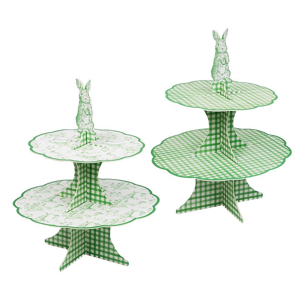 Green Reversible Bunny Cake Stand | Peter Rabbit Tea Party Centrepiece ...