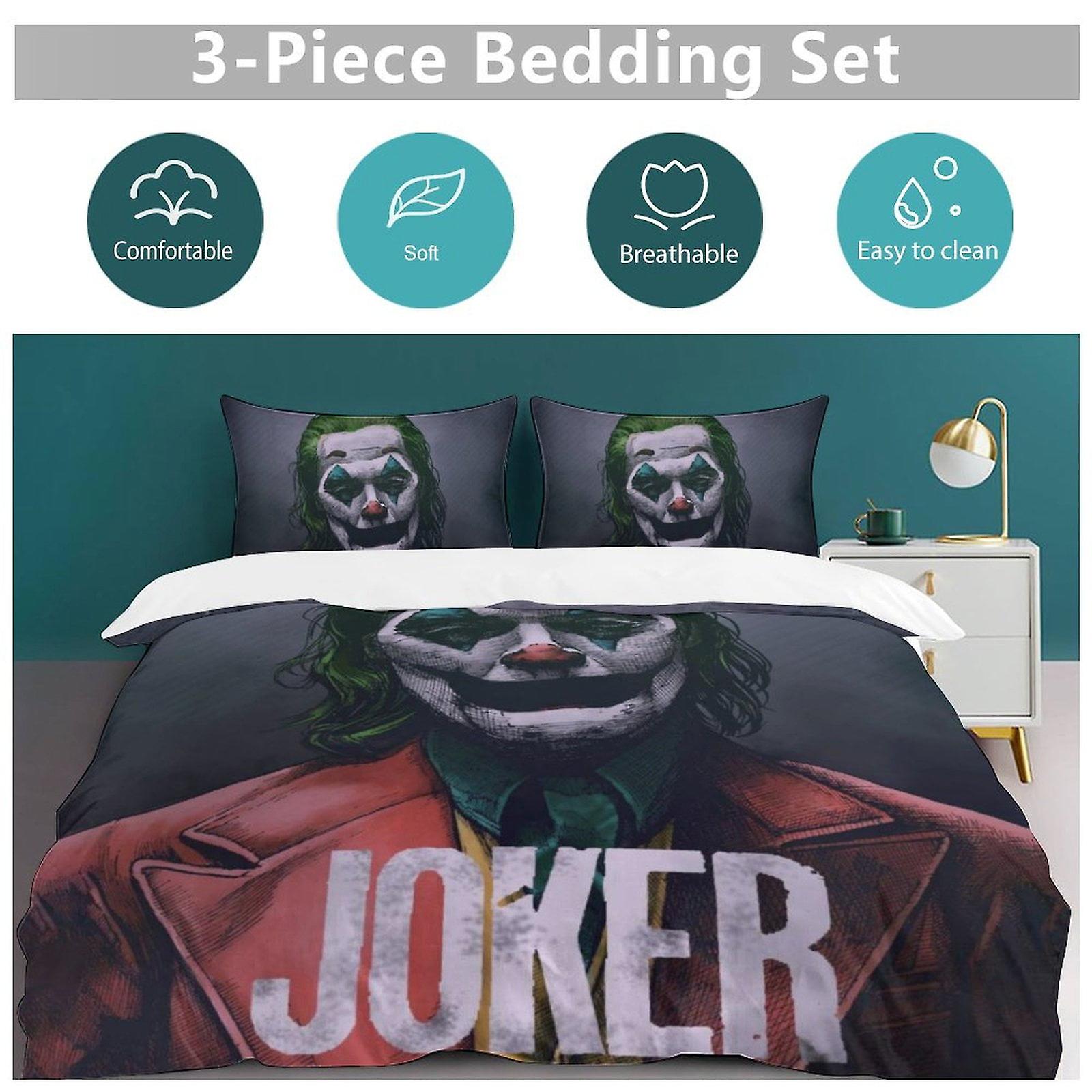Joker Bedding Sets Cute Bed Cover Anime Cartoon 3D Printed Lightweight ...