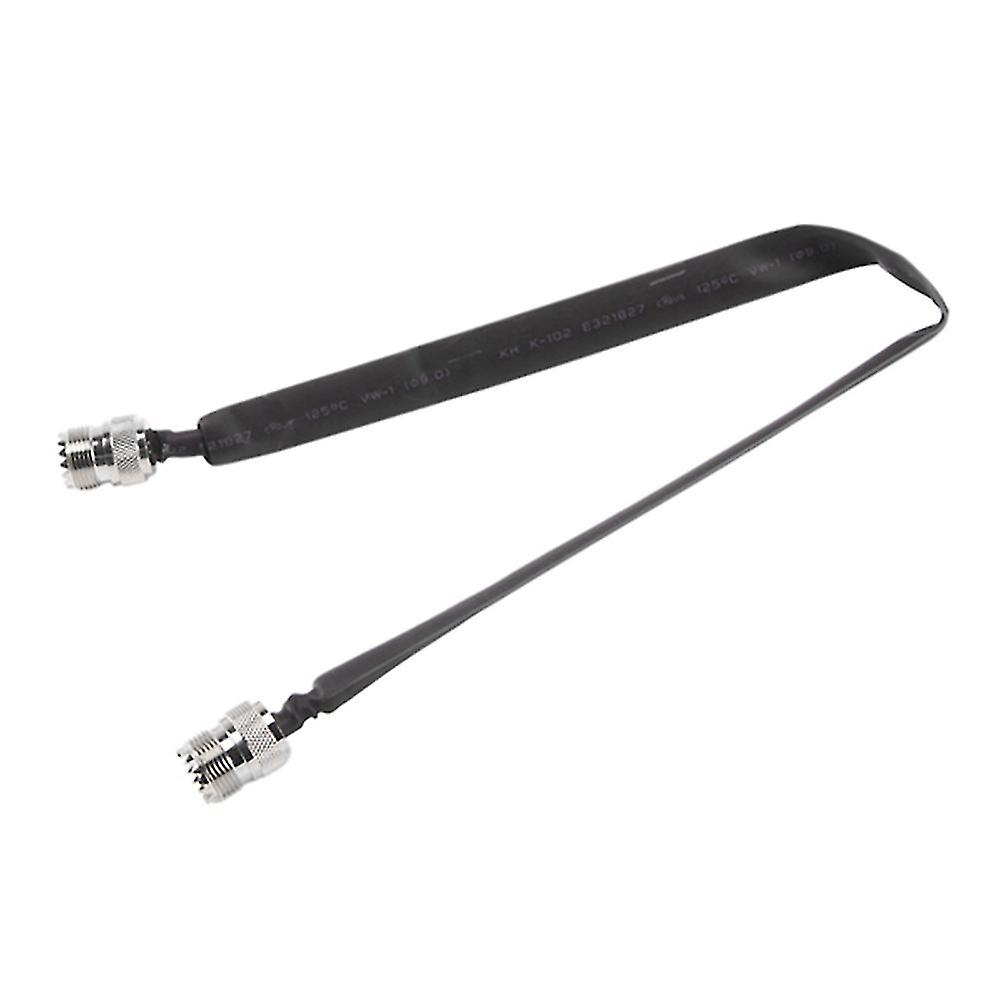 Door/Window Pass Through Flat RF Coaxial Cable SO239 UHF Female To UHF ...