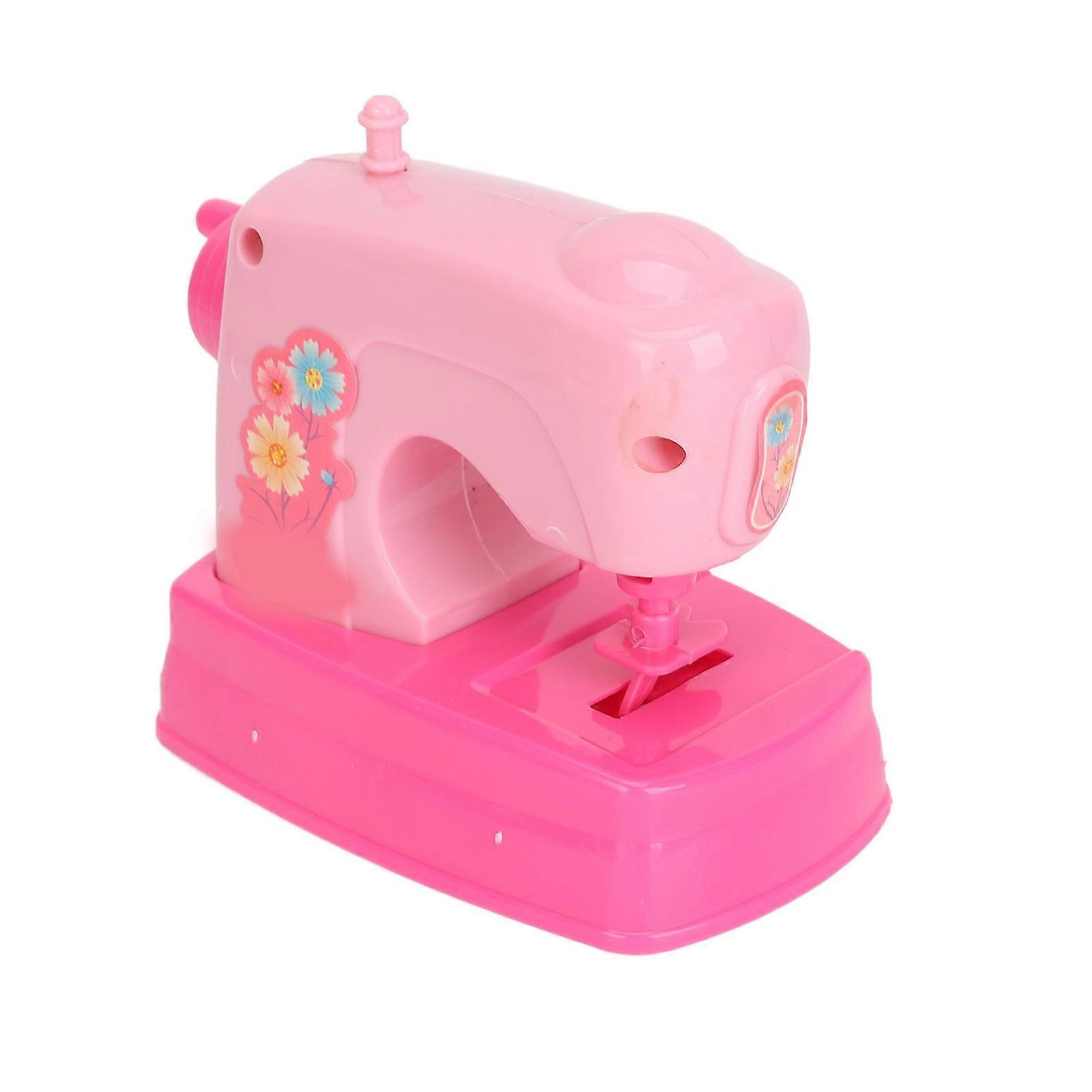 Kids Sewing Machine Toy Simulation Eductaional Bright Color Portable ...