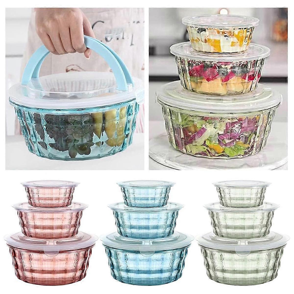 Plastic Fruit Box Fruit Containers With Tureen Bowl Clear Plastic ...
