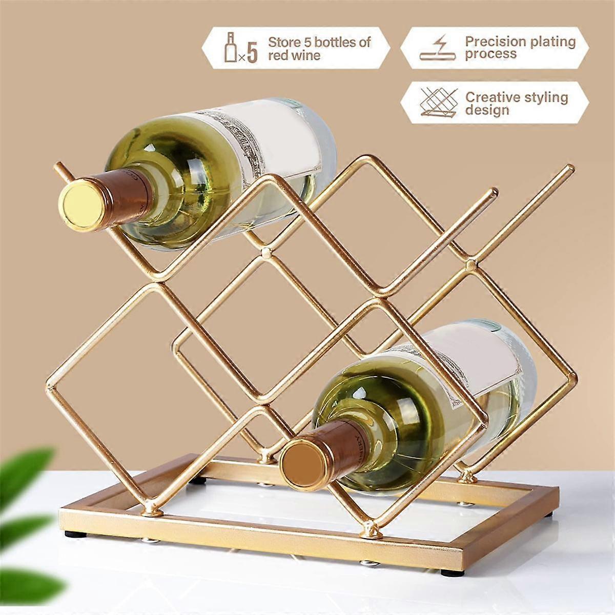 Countertop Wine Rack Freestanding Small Wine Rack Desktop Wine Rack ...