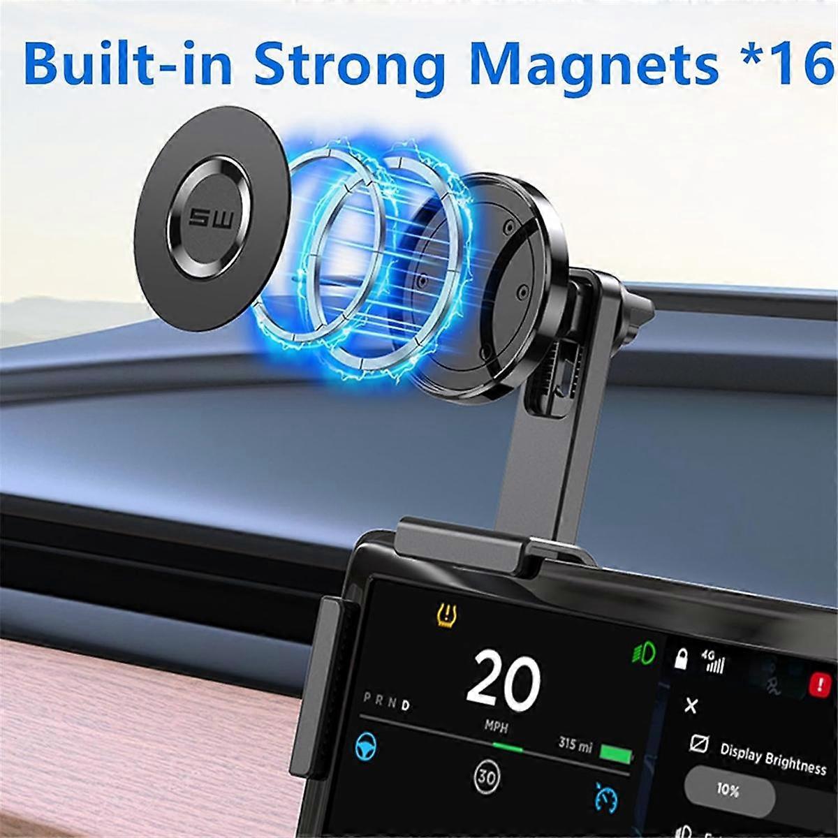 For Strongest Magnet Power Magnetic Car Phone Holder Mount for 3/Y ...