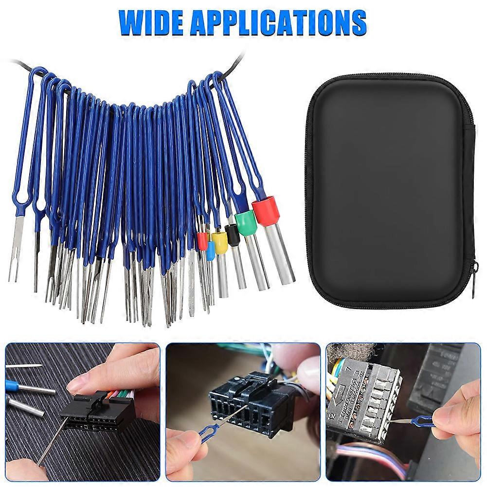 36Pcs Terminal Removal Tool Kit Depinning Tool Electrical Connector Pin ...