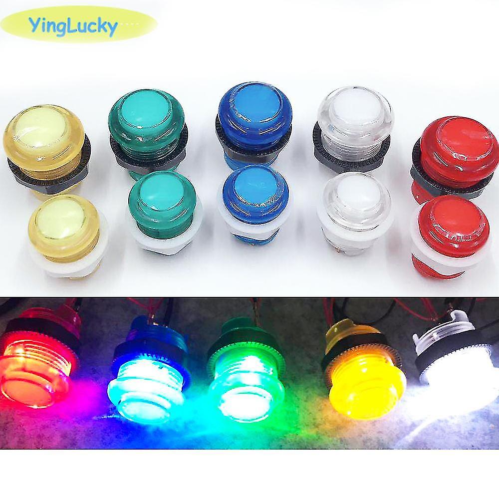 2 Players Joystick Arcade Diy Kit Led Parts Button + Joysticks + Usb ...
